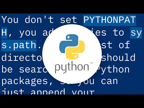 In Python script, how do I set PYTHONPATH?