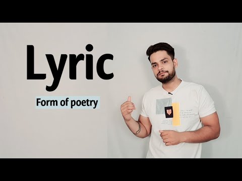 Lyric : Form of poetry