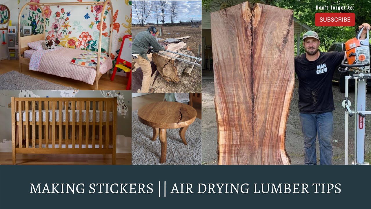 Making Stickers || Air Drying Lumber Tips