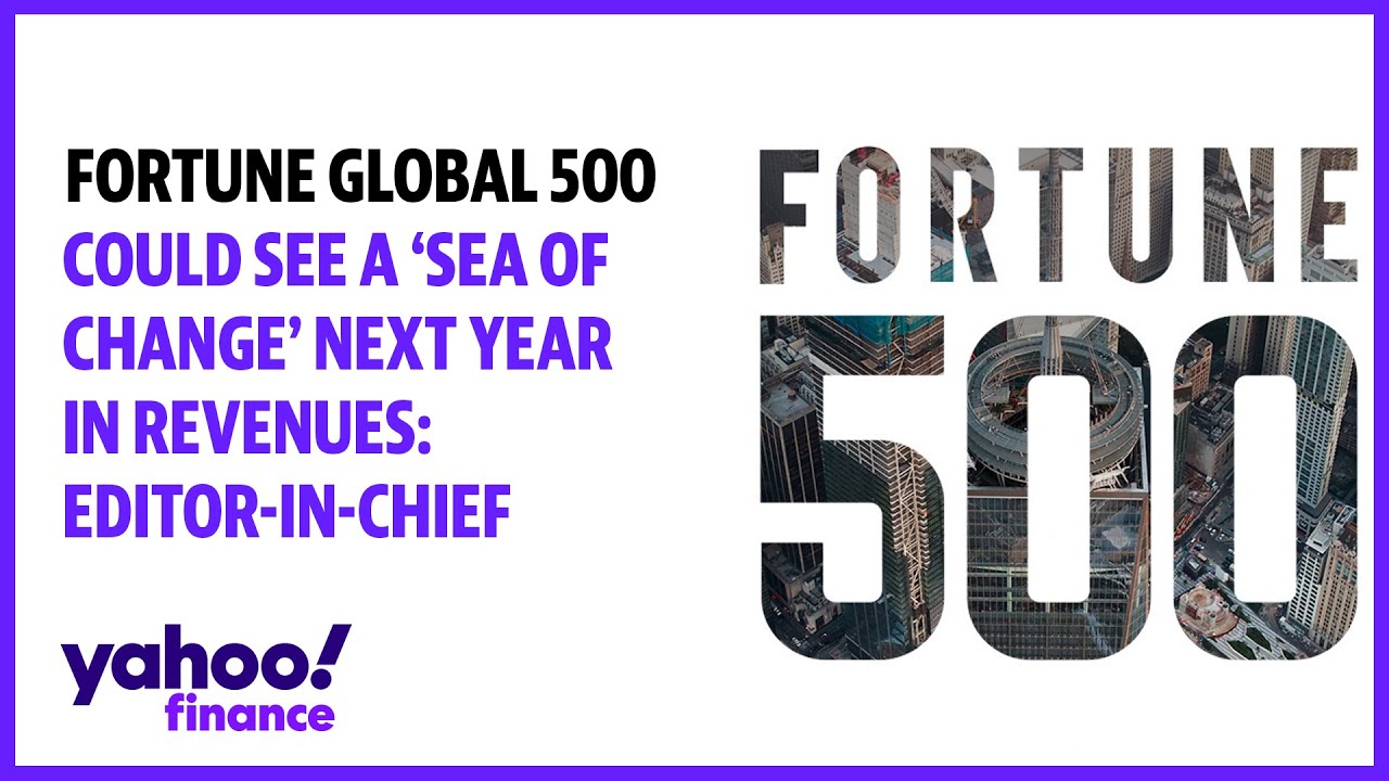 Fortune Global 500 could see a 'sea of change' next year in revenues: Editor-in-Chief