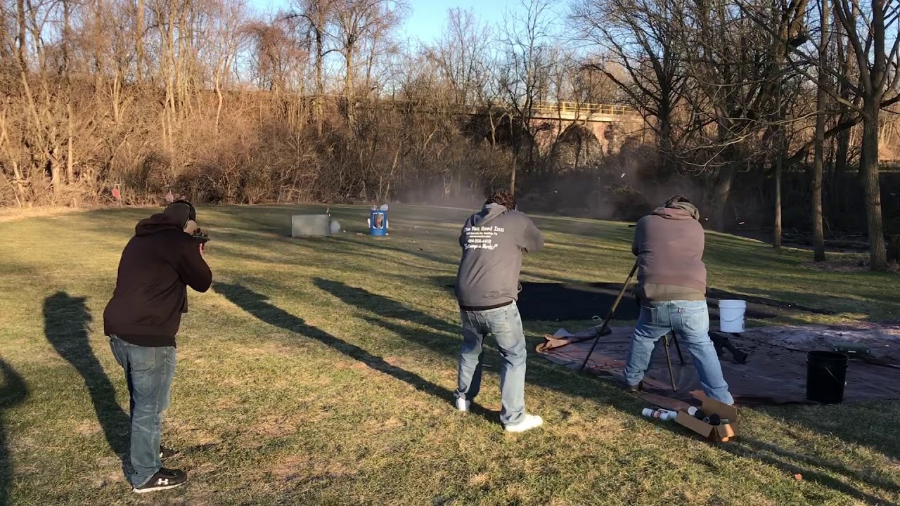 Firing squad!  Full auto HK G3, M16, and AK vs Television