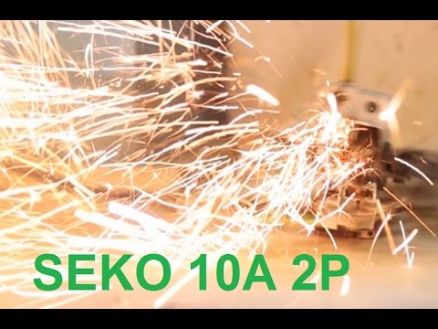 Mini circuit breaker shortcircuit test (SEKO DZ47-63 C10 1P+N)