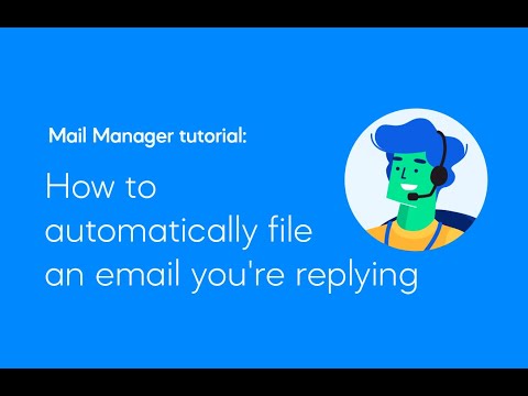 How to automatically file an email you're replying