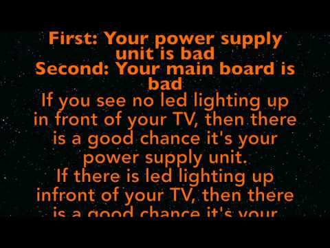 How to diagnose and fix your LCD / LED TV
