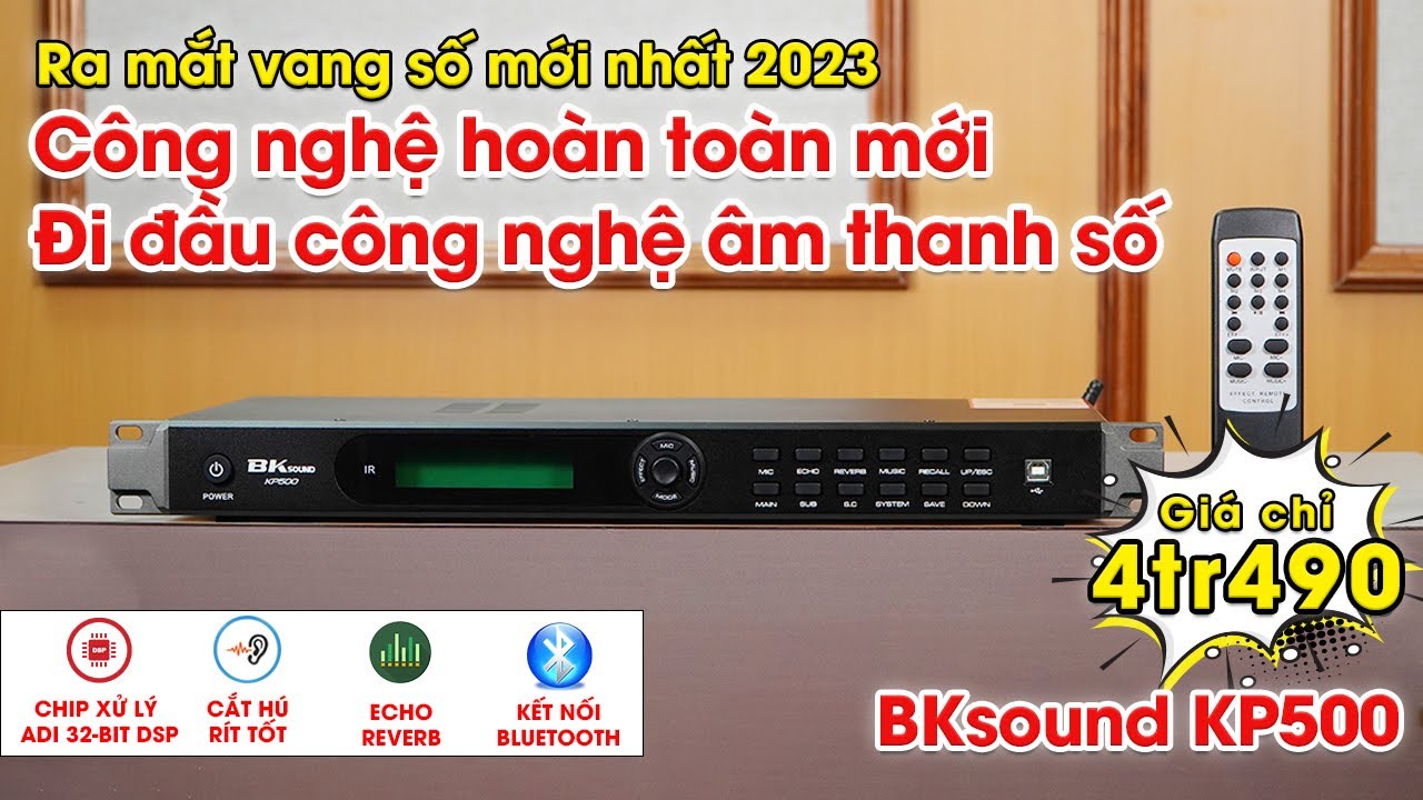 Vang số BKSound KP500 mới 2023, chống hú rít cực tốt, giá rẻ