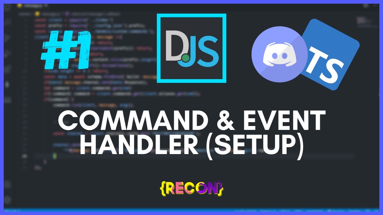 #1 Command & Event Handler | discord.js typescript tutorials