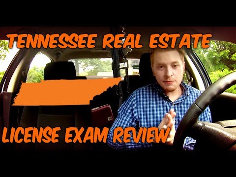 Tennessee Real Estate License Exam REVIEW!!