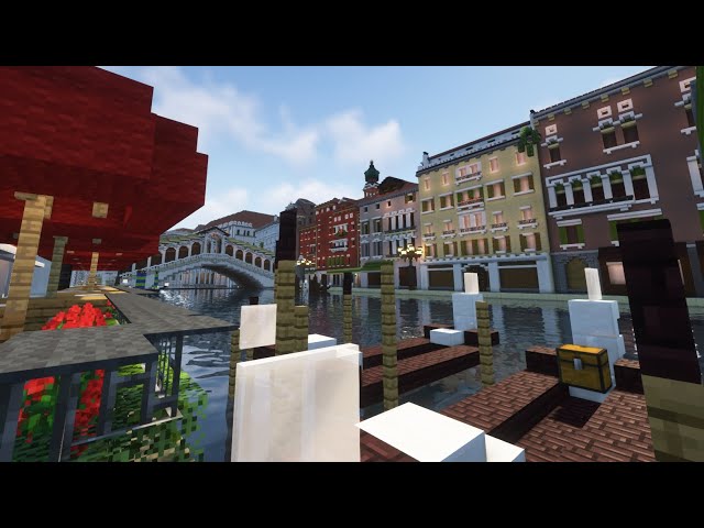 Venice - Rialto Bridge and surroundings + Cinematic Minecraft Map