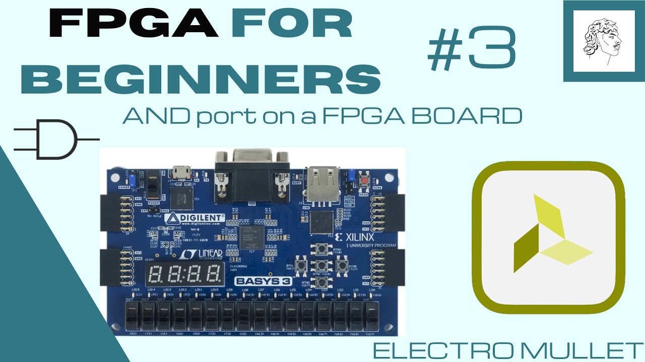 3.FPGA FOR BEGINNERS- AND port in VHDL on a FPGA Board (DIGILENT Basys3)