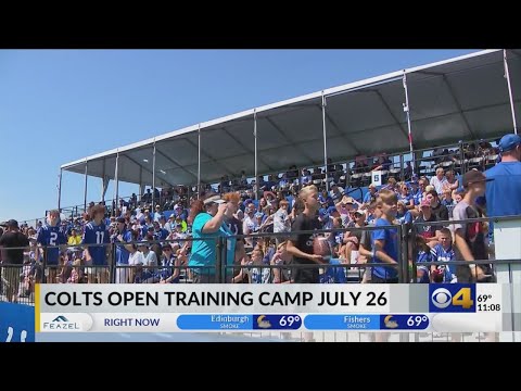 Colts release 2023 training camp schedule