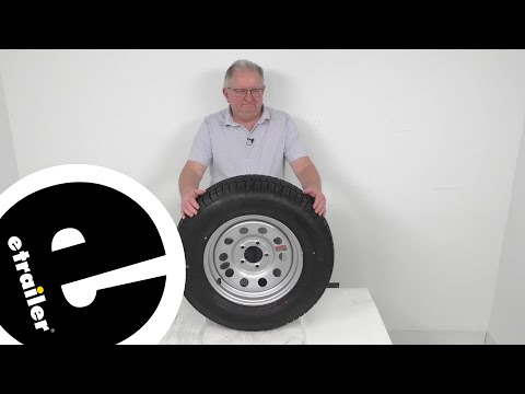 The Low-Down on the Provider ST205/75R15 Radial Trailer Tire w/ 15" Vesper Silver Mod Wheel