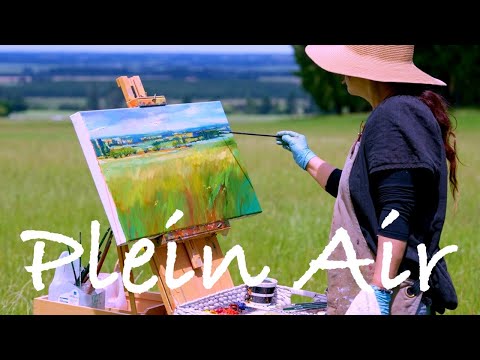 Plein Air Oil Painting at Mt. Thomas Reserve | Artist Min Kim Captures New Zealand’s Scenic Beauty