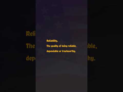 Reliability Pronunciation & Meaning American English #english #pronunciation #americanaccent