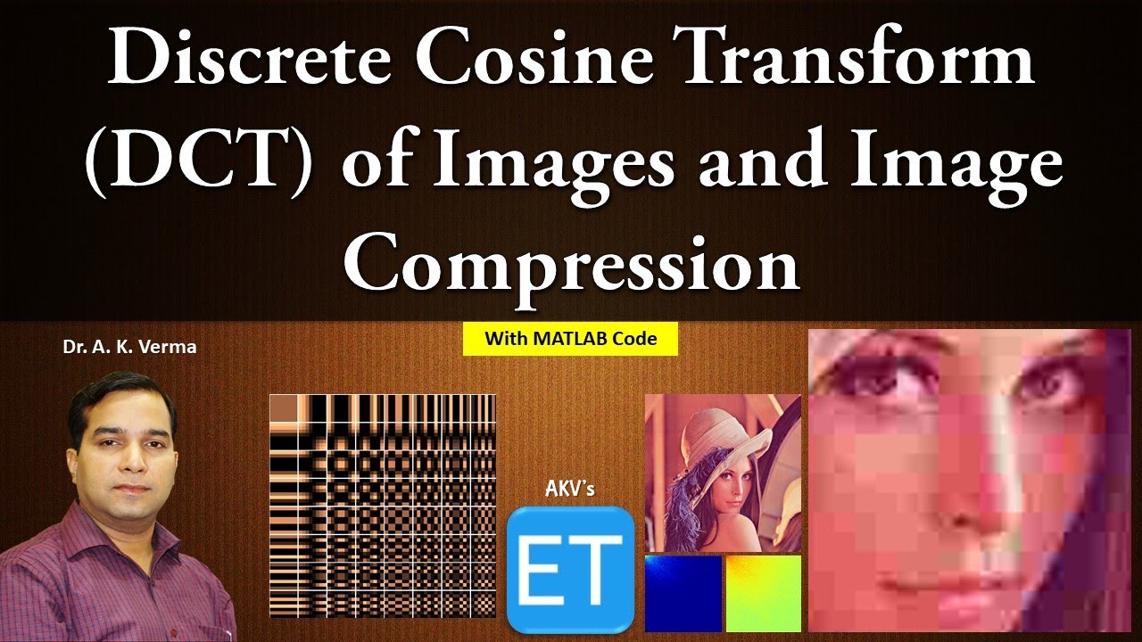 Discrete Cosine Transform (DCT) of Images and Image Compression