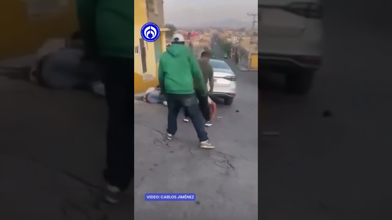 Mexico City police arrest suspects and it all ends in a fight