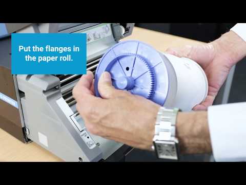 ID station / fastID video how to load paper and ribbon (English)