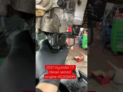 Hyundai blocked oil filter seized engine
