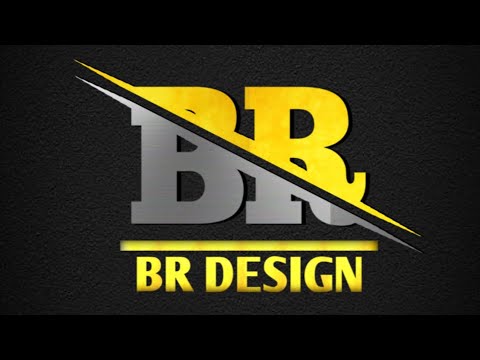 BR logo design on pixallab// full logo editing