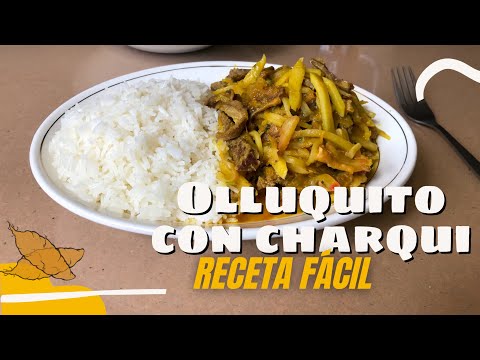 Olluquito with jerky - Easy recipe