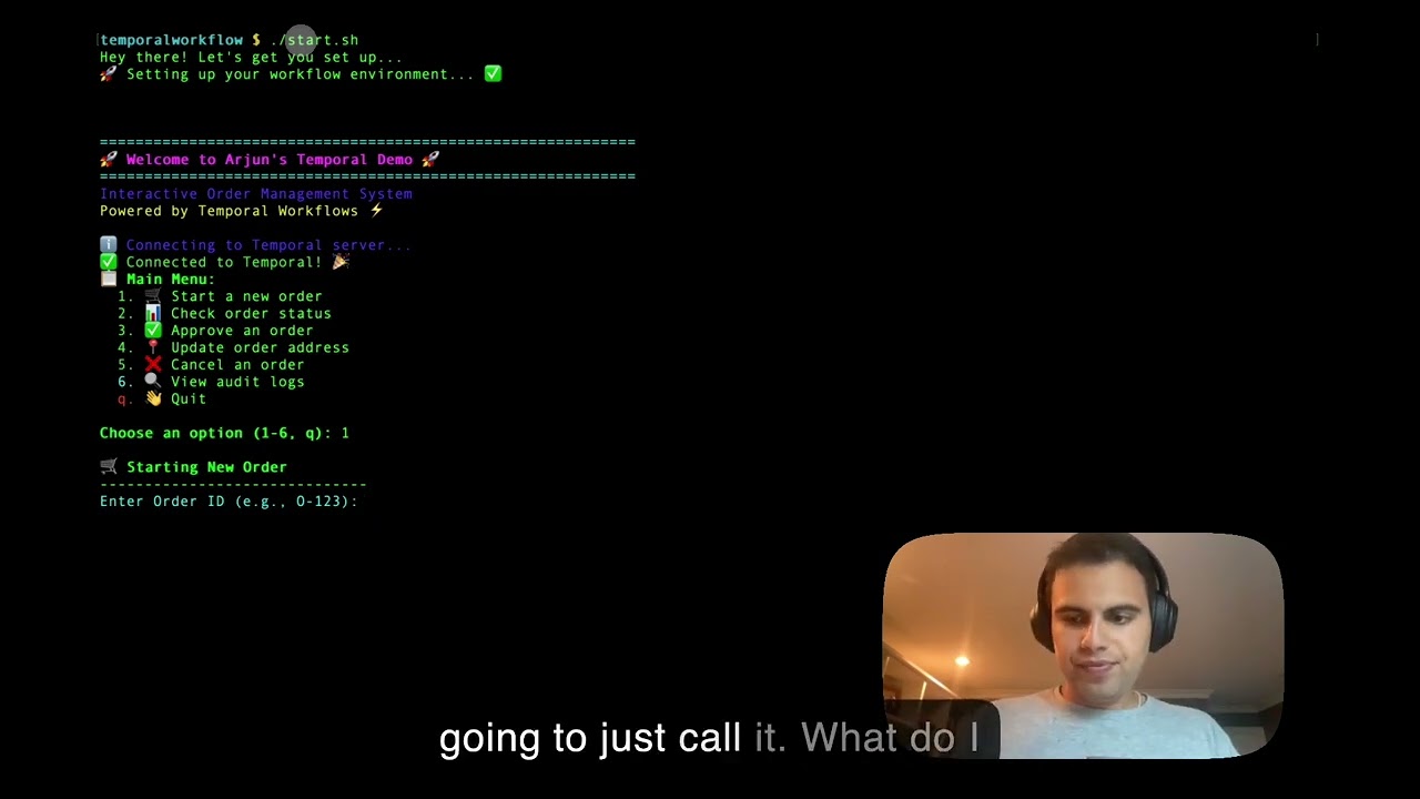 Temporal Workflow Demo