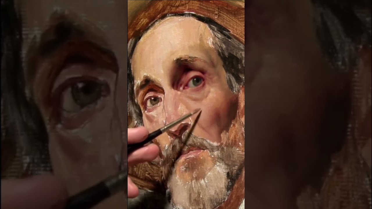Evolving Brushwork in Oil – Portrait by @scottwaddellartist