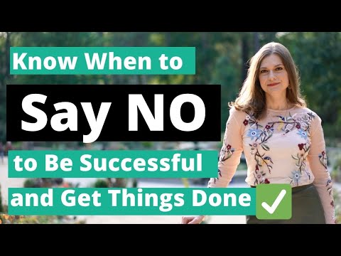 Focus on What’s Important By Saying No