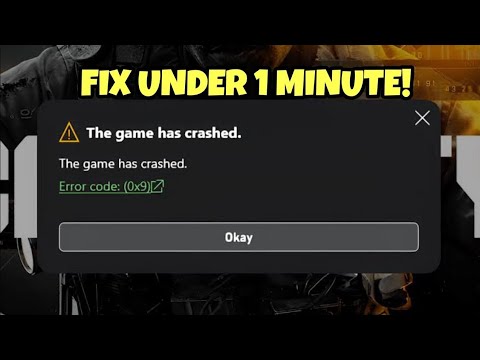 Fix Call of Duty Black Ops 6 0x9 Error Crash on XBOX GAME PASS - CRASH FIX