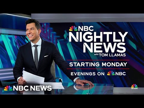 Tom Llamas to begin new era as NBC Nightly News anchor
