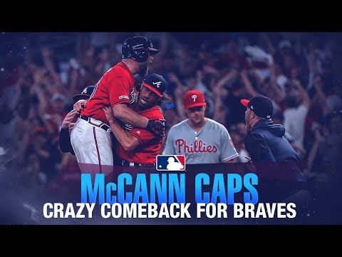 Braves stun Phillies in the ninth inning