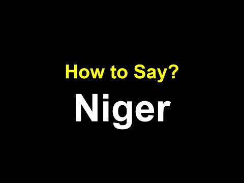 How to Pronounce Niger