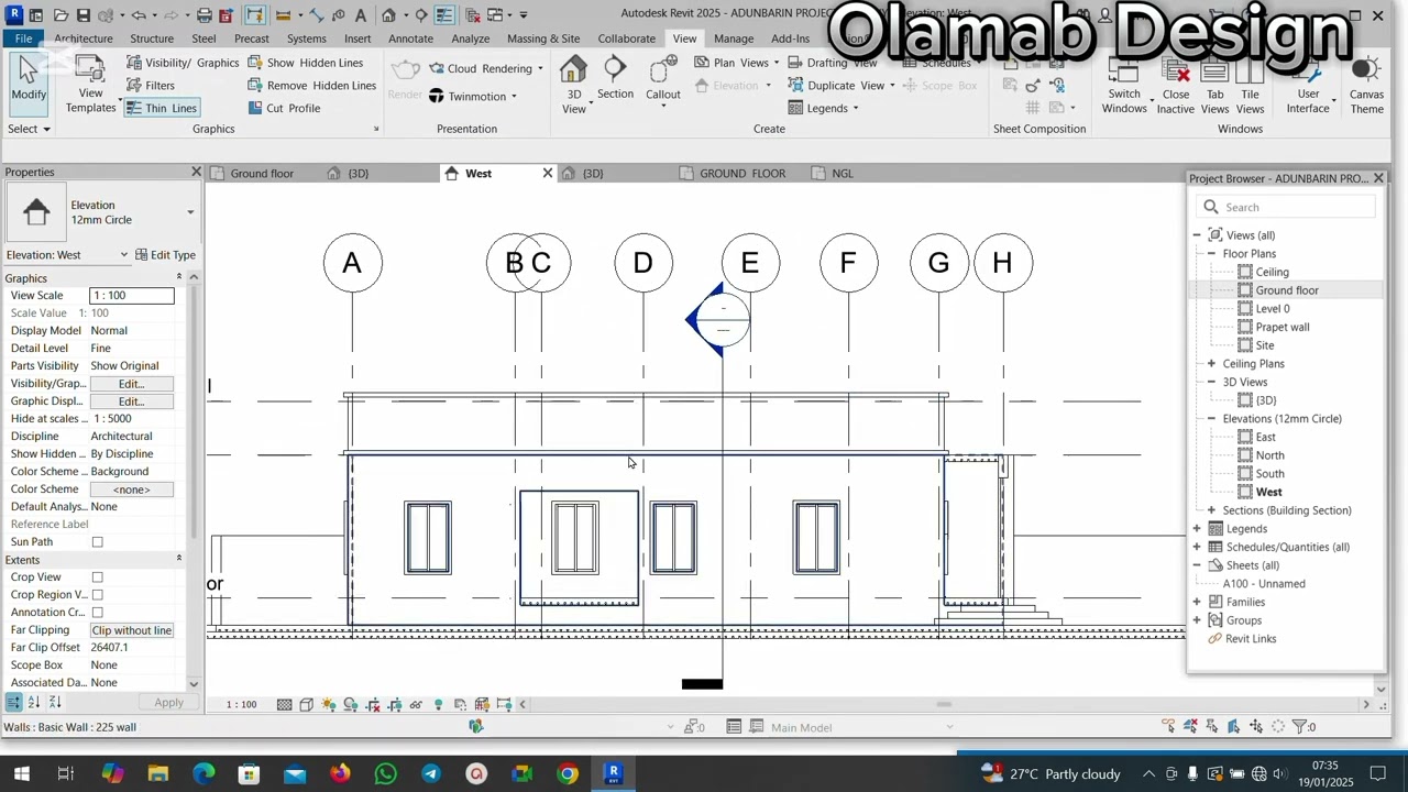 HOW TO RESOLVE ELEVATION NOT SHOWING IN REVIT