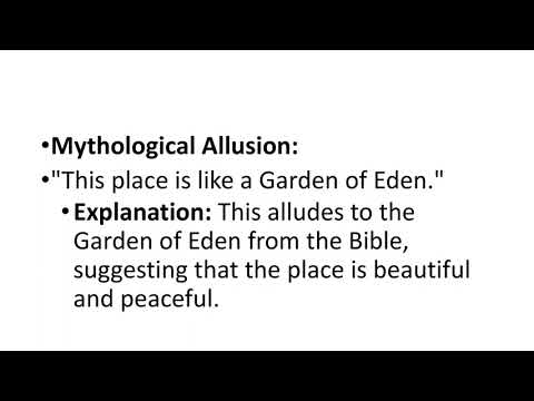 What is an allusion? with examples
