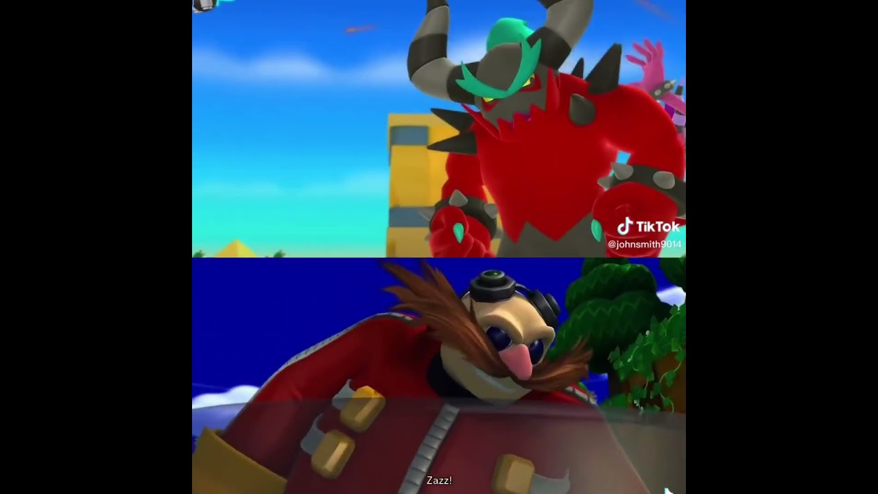 Zavok vs eggman #soniclostworld #sonicforce #dreggman #zavok #deadlysix