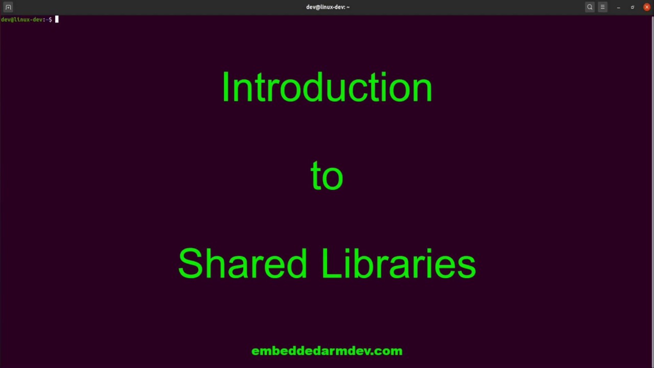 Creating and Linking Shared Libraries on Linux with gcc