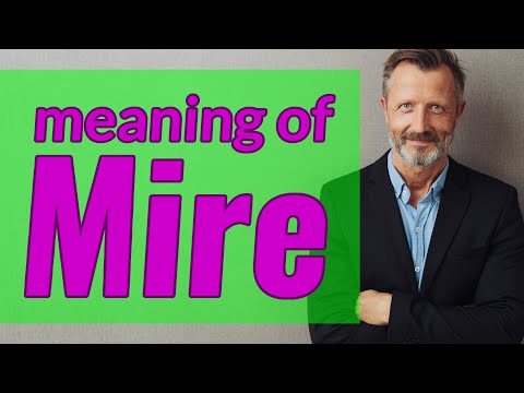 Mire | Meaning of mire