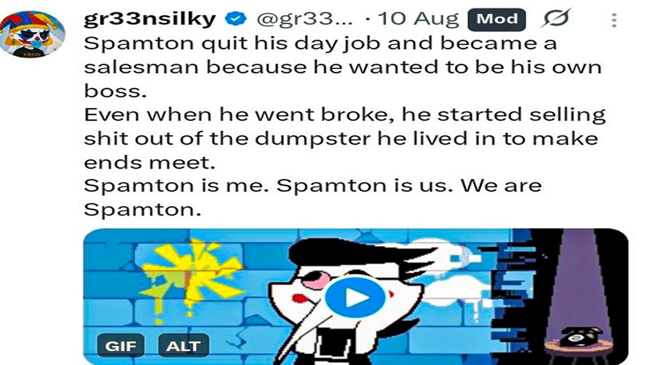 Crypto Bros found out about Spamton..