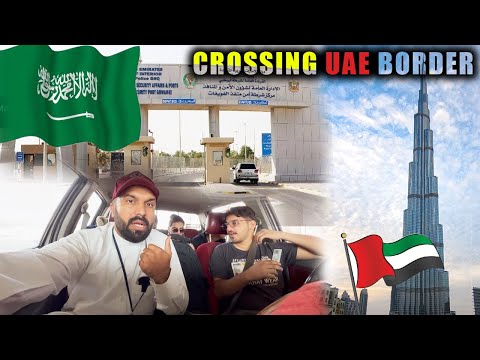 Madina To Dubai By Road 24 Hours Driving | Border Crossing Saudi 🇸🇦 TO UAE 🇦🇪 Experience