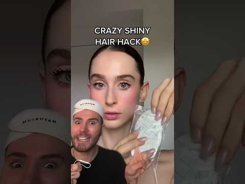 VIRAL HACK TO GET SHINY HAIR!???? (follow for more!????) #hair #haircare #hairstyle #haircut #hairgrowth