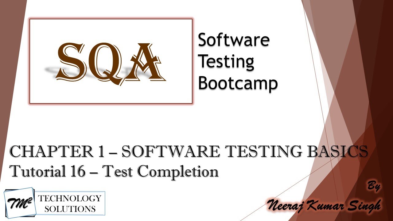 Software Testing Bootcamp | Test Completion | QA Training | Software Testing Tutorials