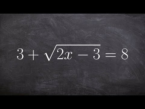 Isolating the Square Root Solve a Square Root Function Using Inverse Operations