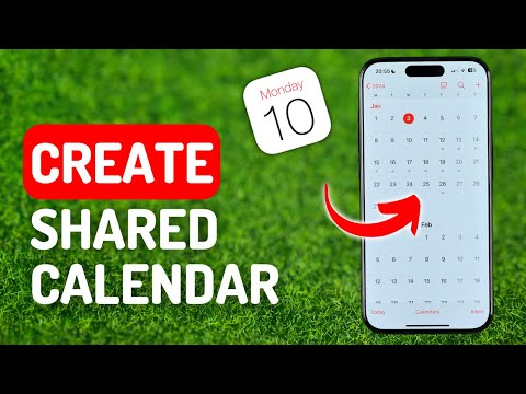 How to Create Shared Calendar on iPhone