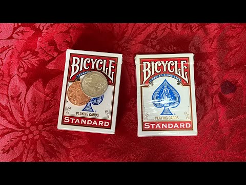 Incredible coin magic/2 deck card trick impossible conditions π±π±π±πποΏΌ
