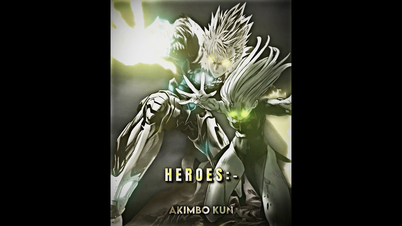 Heroes Vs Villains - One Punch Man Edit | #onepunchman #opm #edit #opmedit