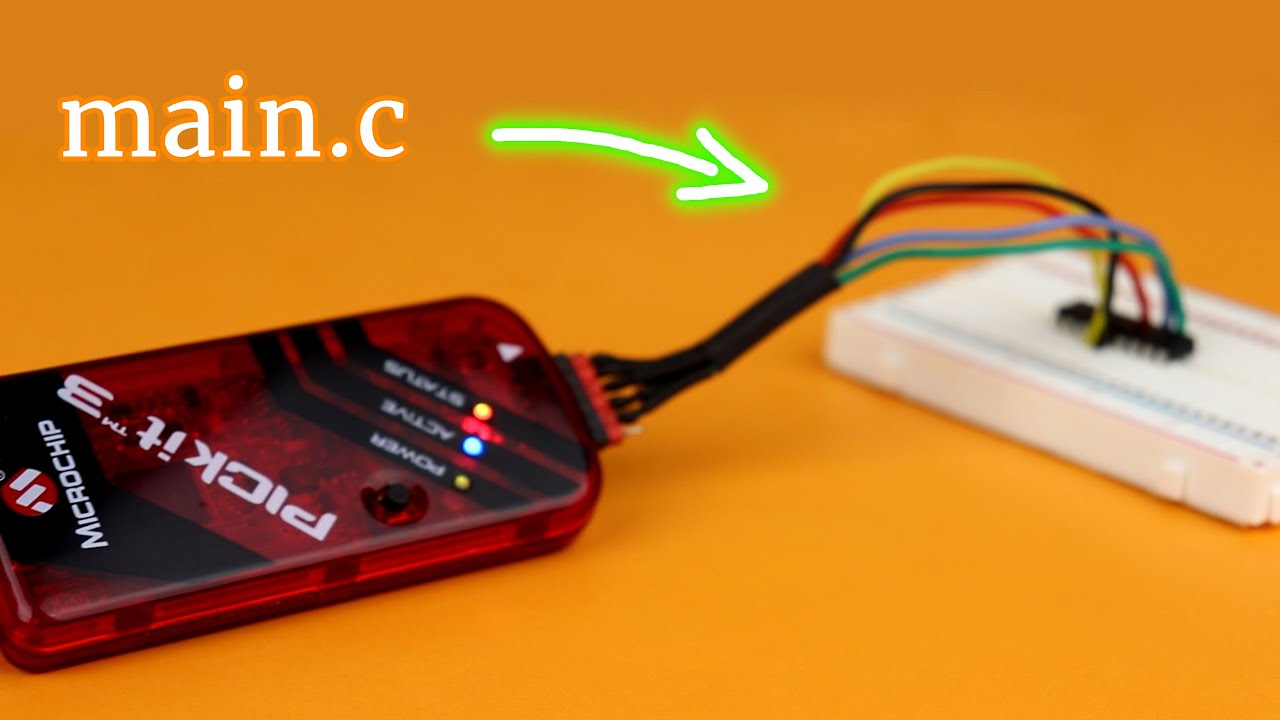 How to get source code onto a PIC microcontroller