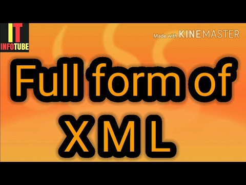 Full form of XML | what is XML