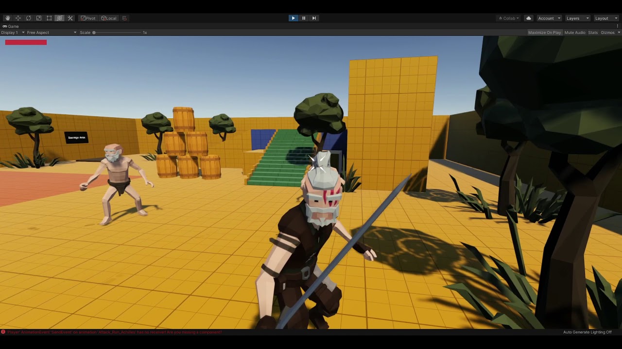 Unity3D Custom Root Motion Controller (Warp Attack V2)