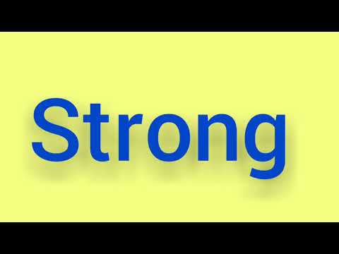 strong - synonyms and antonyms