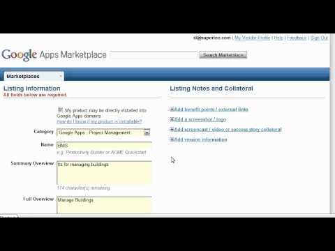 Google Marketplace Apps