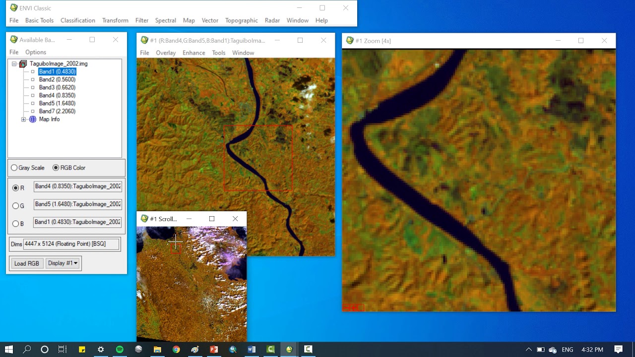 2. ENVI Basic Functions: Image Visualizations