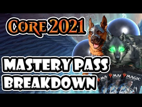 Core 2021 Detailed Mastery Pass Breakdown! | Core Set 2021 MTG Arena Mastery Pass Value Breakdown